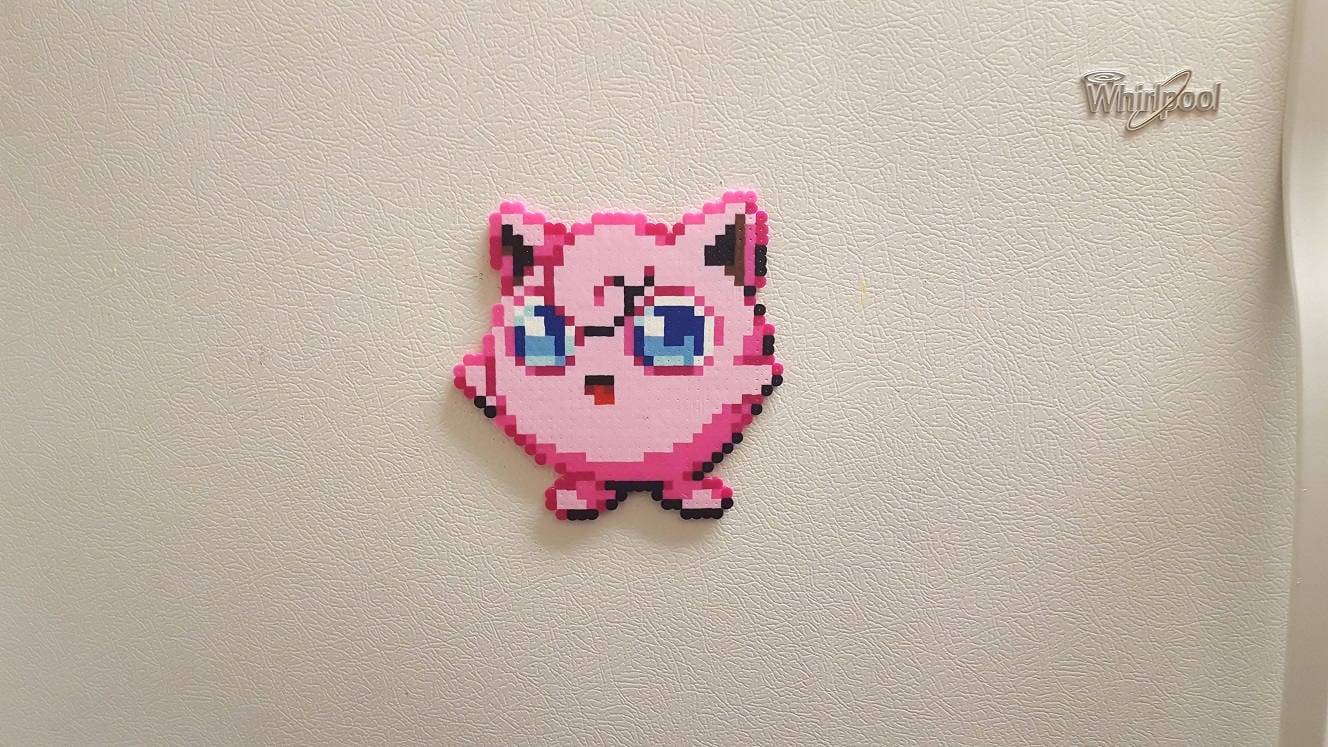 Jigglypuff Perler Progress Pics Of Jigglypuff!💖 🎙As Always,