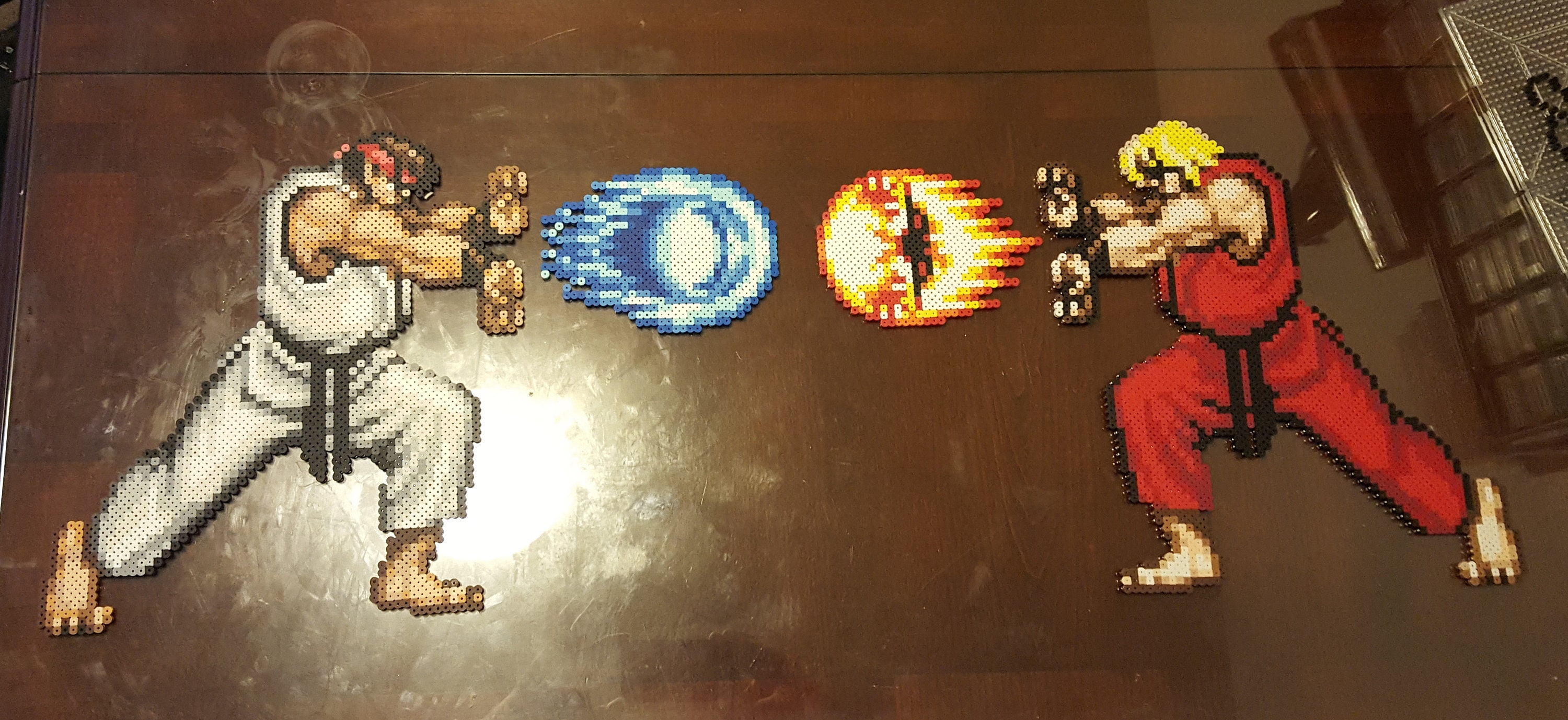Street Fighter Perler SF2 Street Fighter 2 Pixel Art 8 bit | Etsy