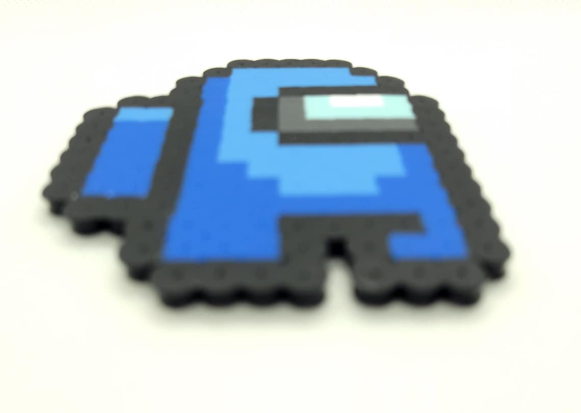Among Us Perler Bead Art Video Game Beads Sus Crewmate - Etsy