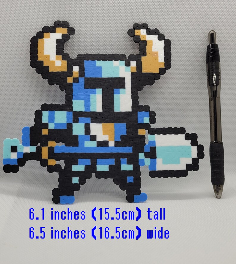 Shovel Knight Perler Bead Pixel Art - Etsy