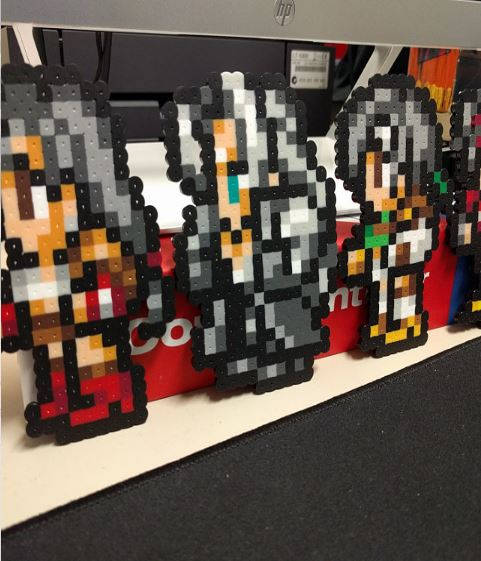 Final Fantasy 7 Perler Bead Art Fridge Magnets FF7 8 Bit - Etsy UK