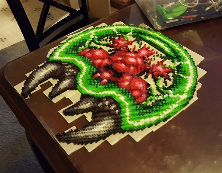Metroid Perler Beads Pixel Art Super Metroid Samus - Etsy UK