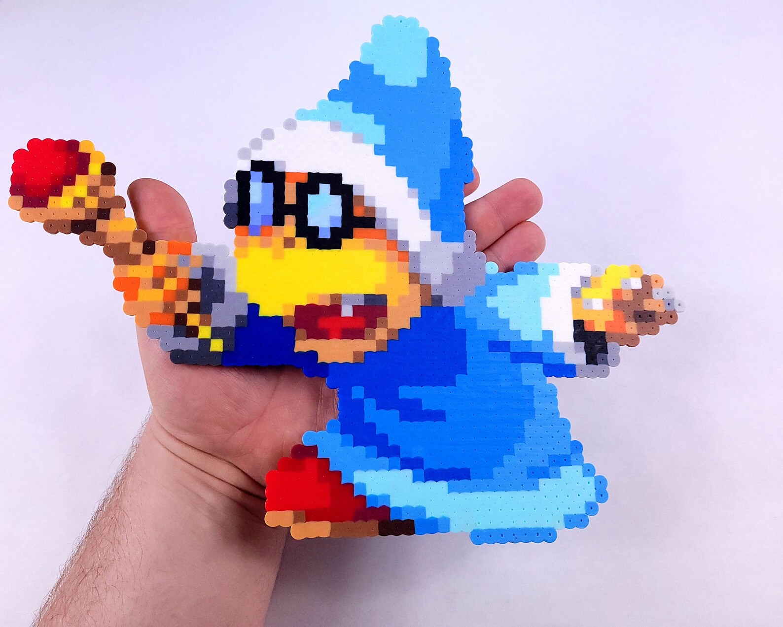 Kamek Perler Super Mario Bros Video Game Art Hama Beads - Etsy