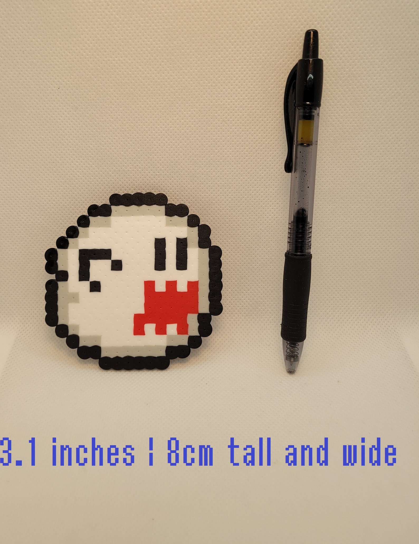 Mario Perler Baddies 8 Bit Pixel Art Perler Bead Art Boo - Etsy Canada