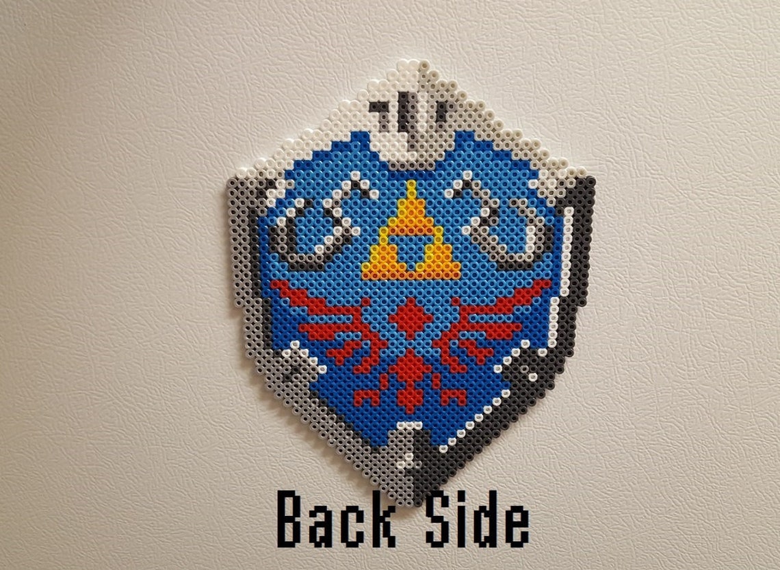 Hylian Shield Zelda Legend of Zelda Link Perler Beads - Etsy