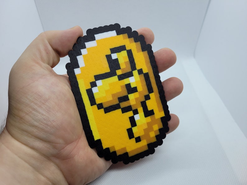Yoshi Coin Perler Super Mario World 8 Bit Perler Bead Pixel - Etsy