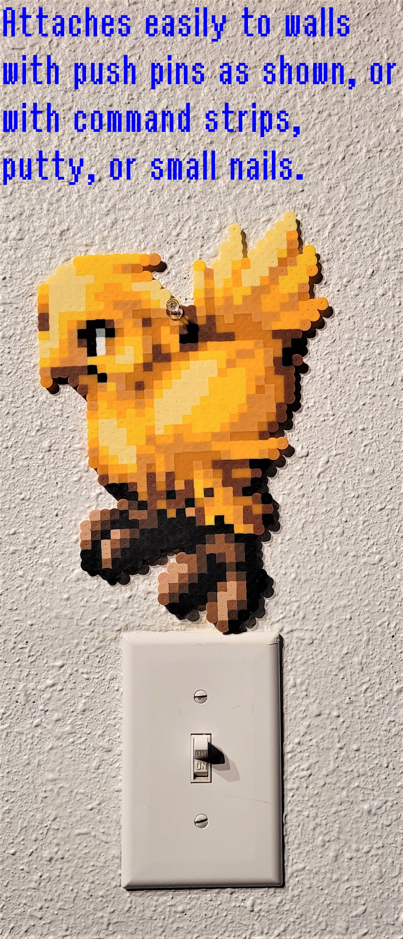 Chocobo Final Fantasy Perler Beads Pixel Art Hama Beads - Etsy