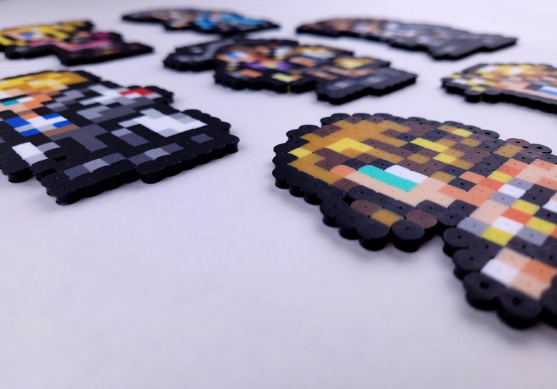 Final Fantasy 8 Perler Bead Art Squall Fridge Magnets FF8 - Etsy