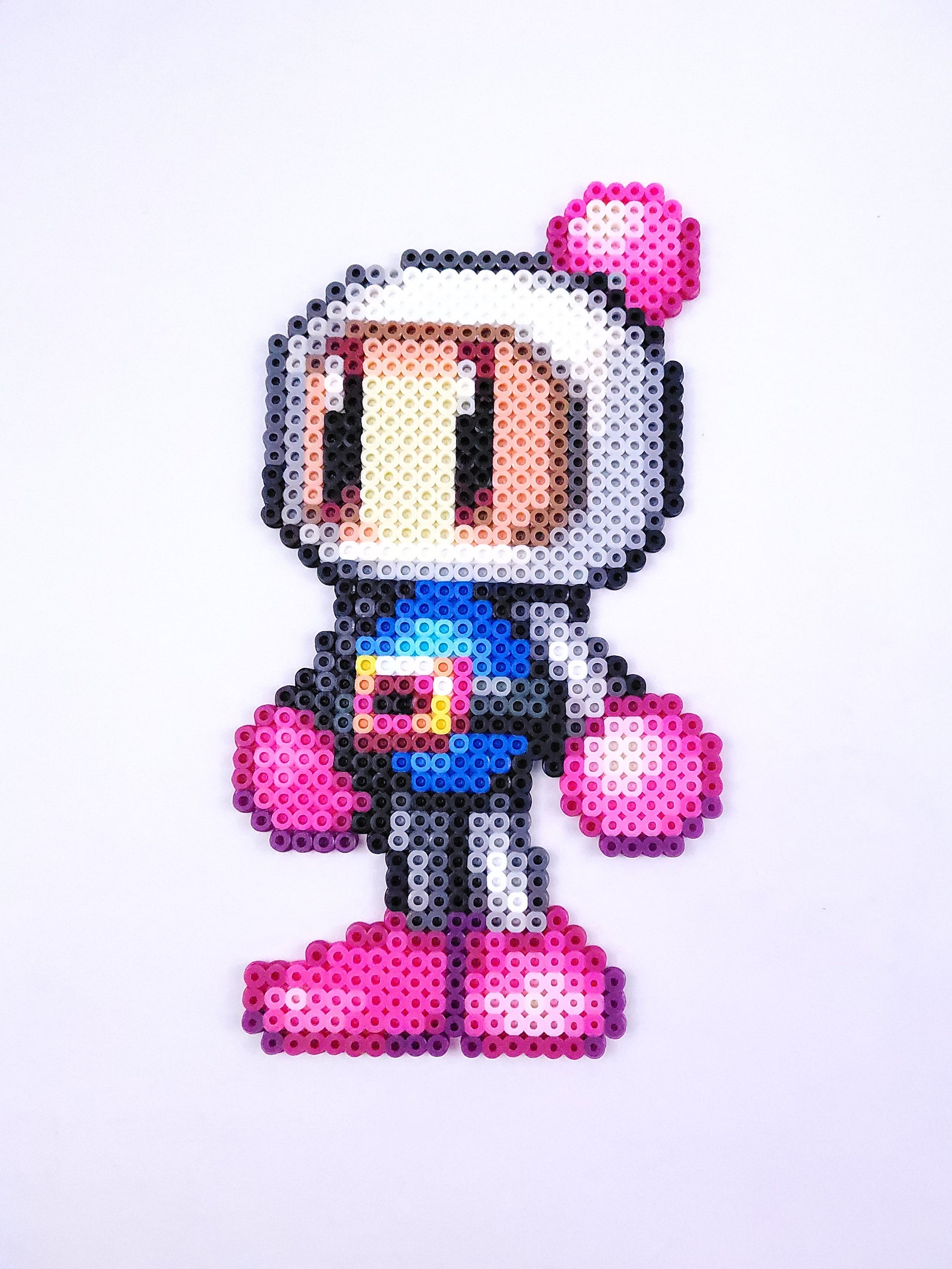 Bomberman Perler Bead Art Video Game Art Hama 8 Bit Bomber - Etsy Canada