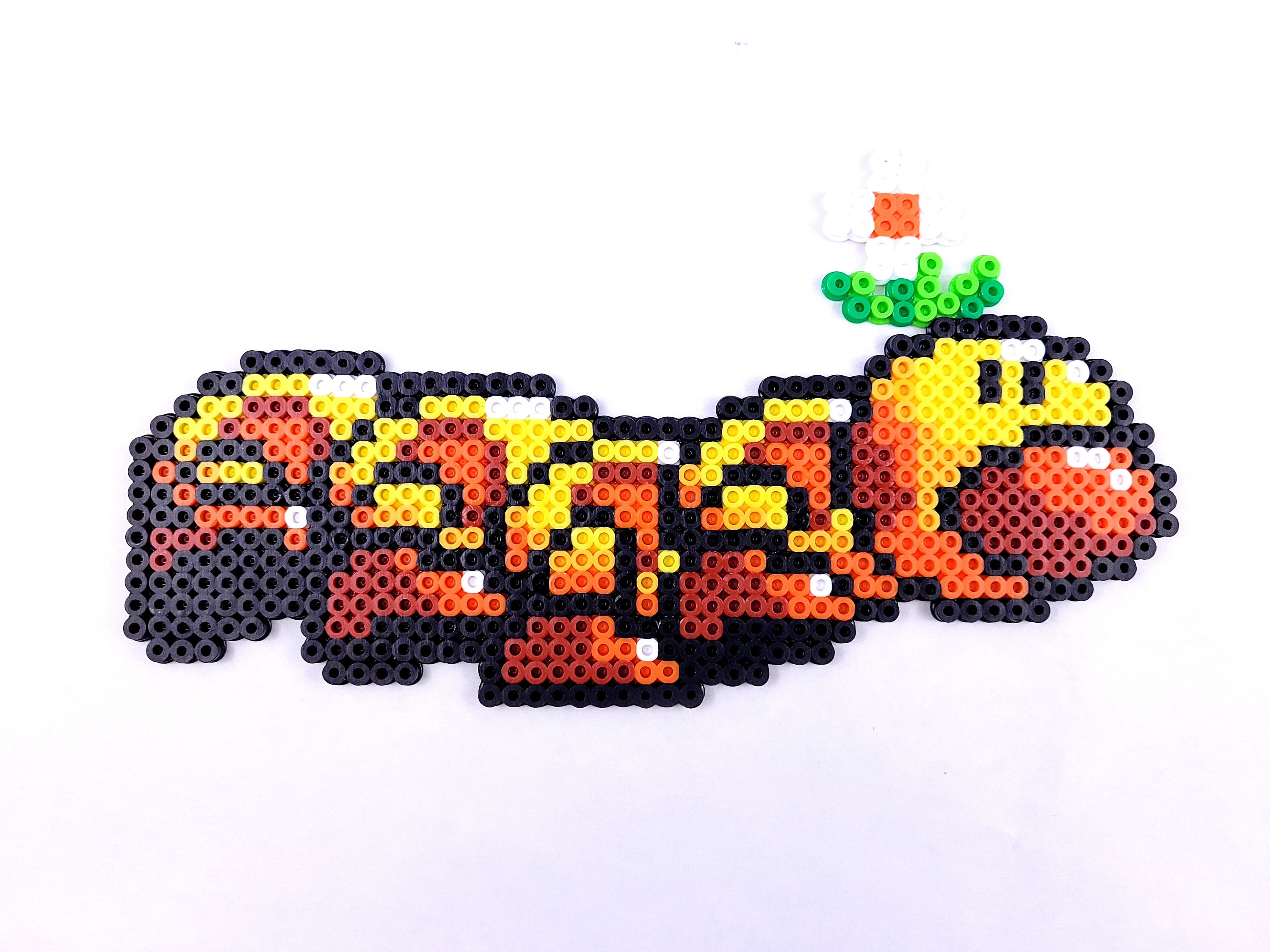Super Mario Wiggler Perler Bead Pixel Art - Etsy