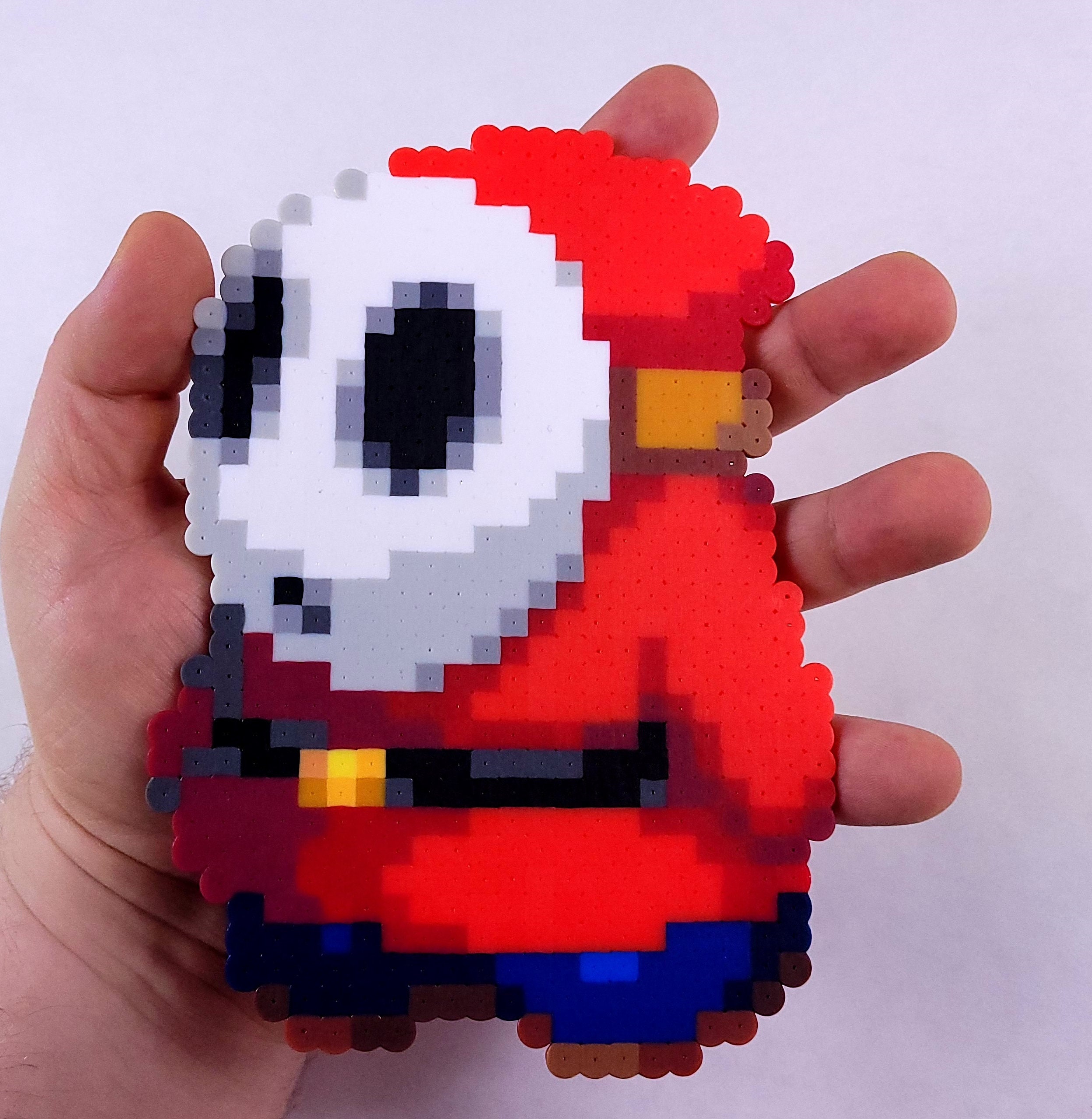Mario Perler Baddies 8 Bit Pixel Art Perler Bead Art Boo - Etsy UK
