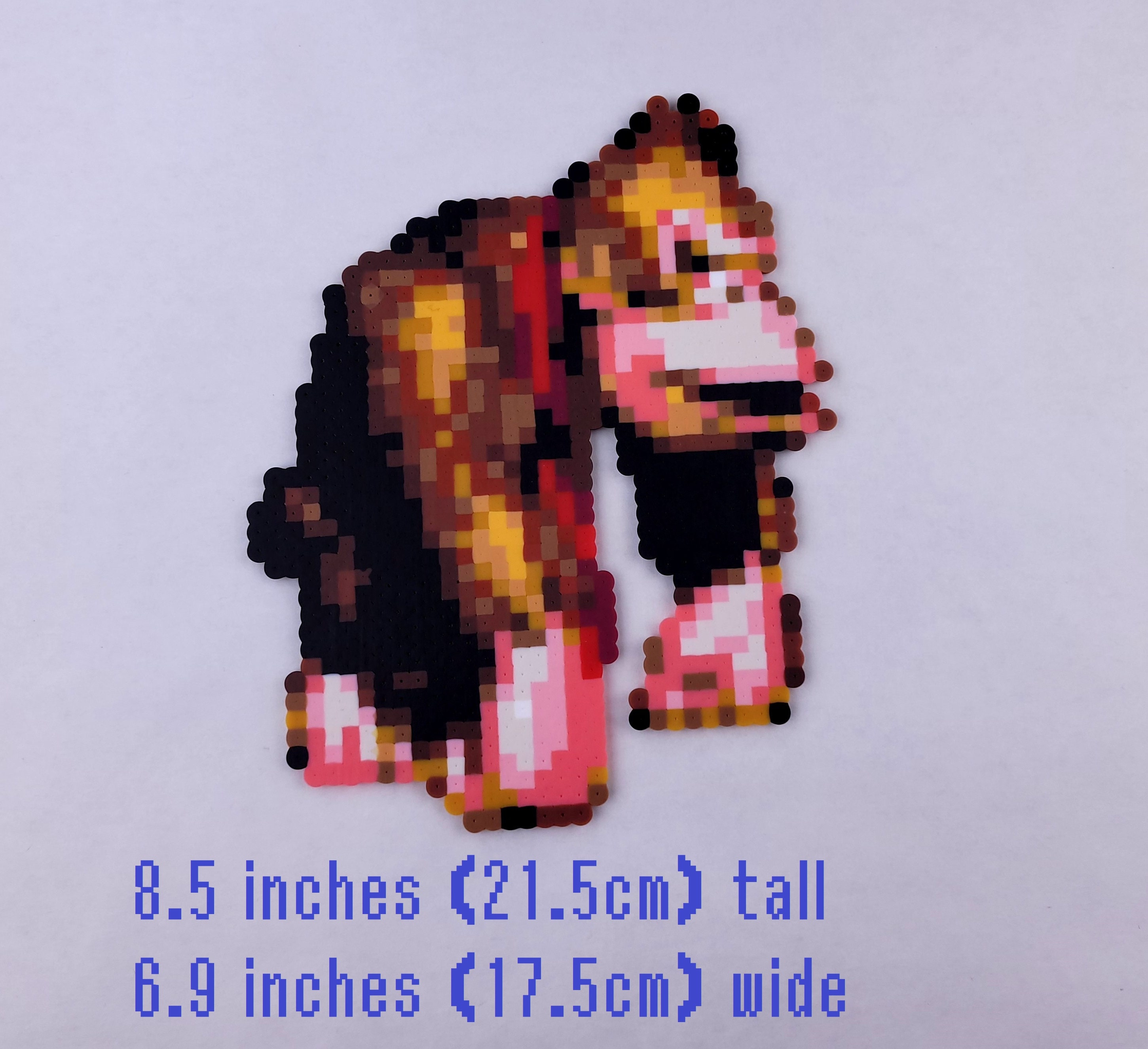 Donkey Kong Country Perler Bead Art: 8-bit Pixel Decor - Etsy