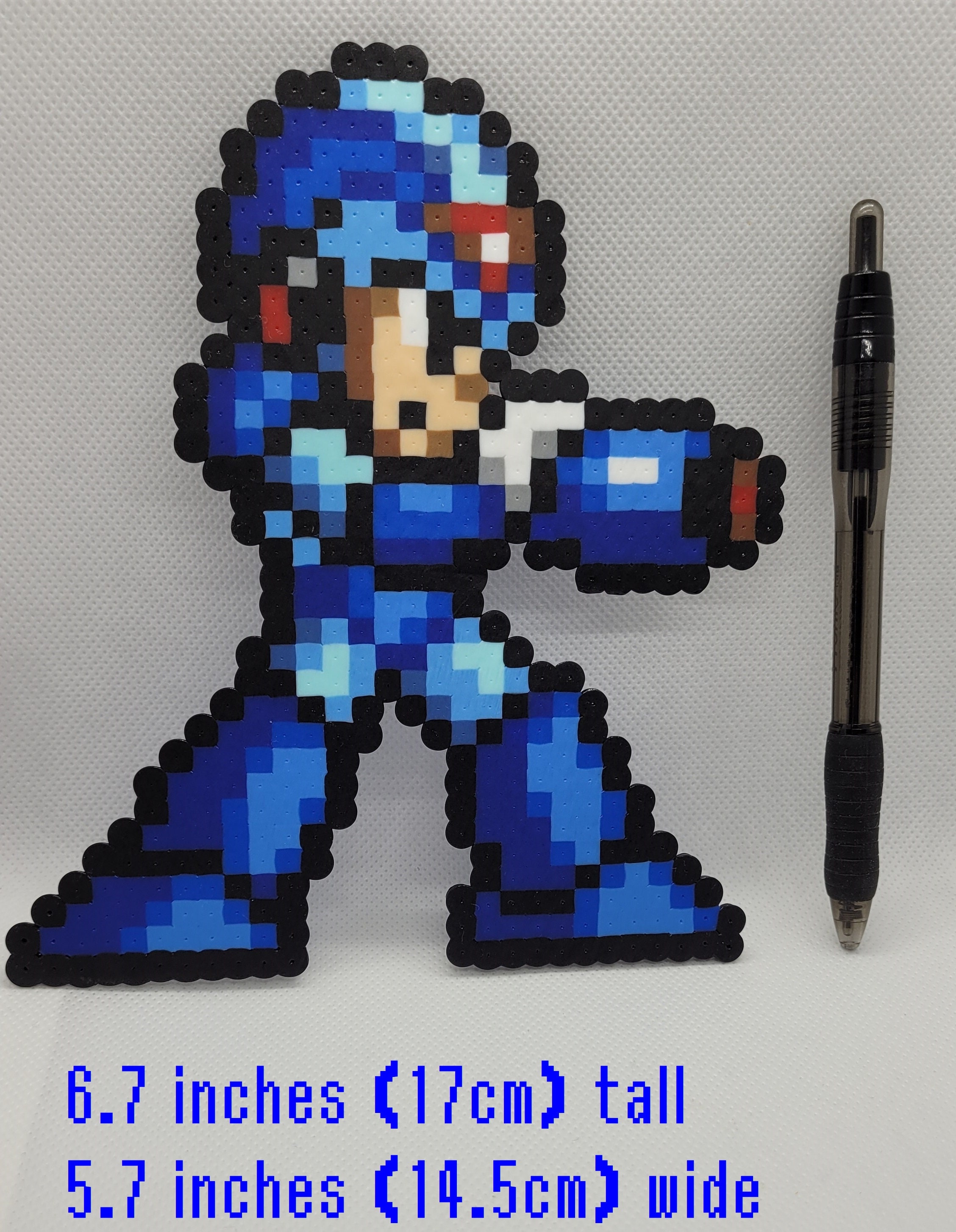 Mega Man Video Game Perler Beads Wall Art Pixel Hama - Etsy