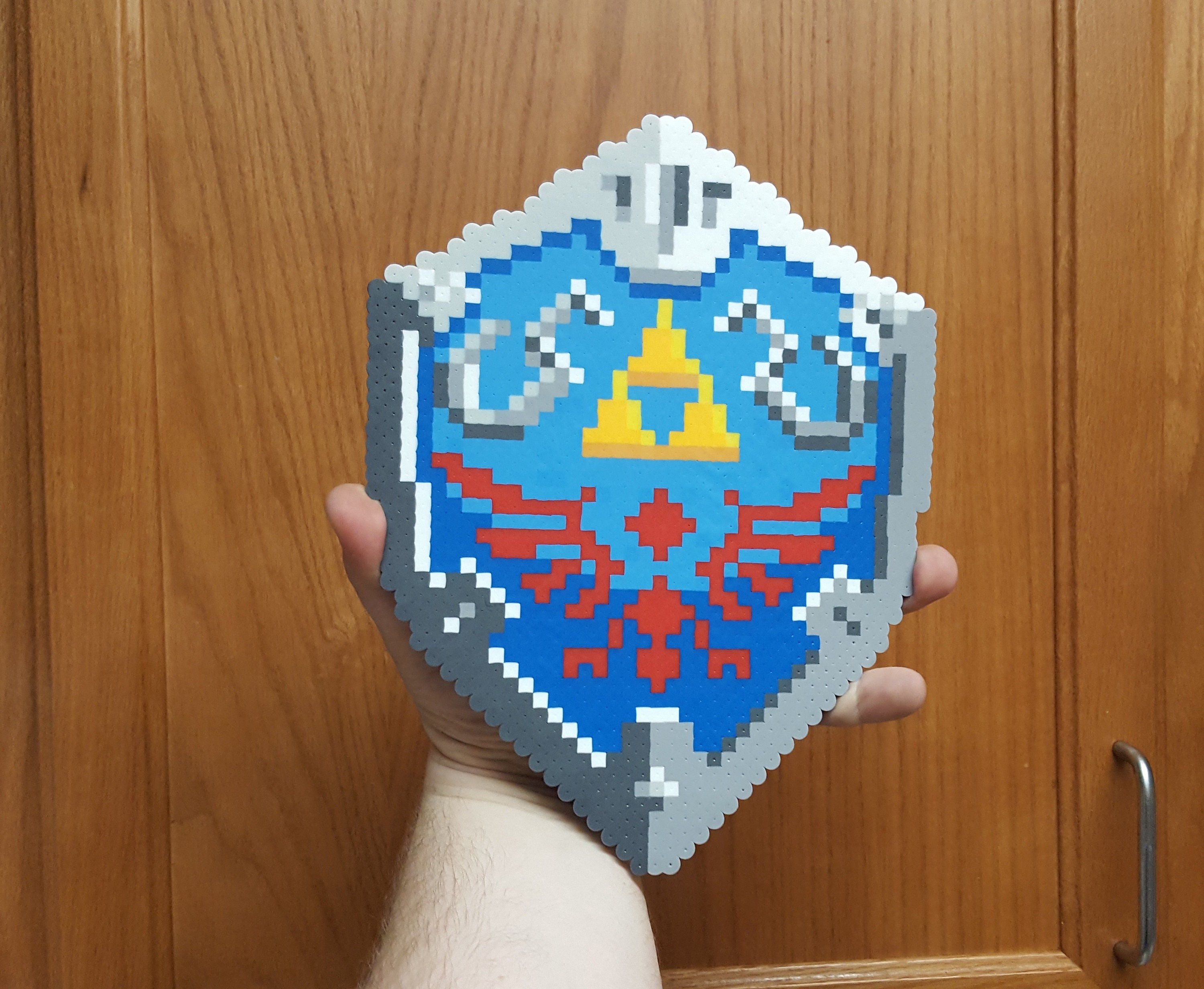 Hylian Shield Zelda Legend of Zelda Link Perler Beads - Etsy