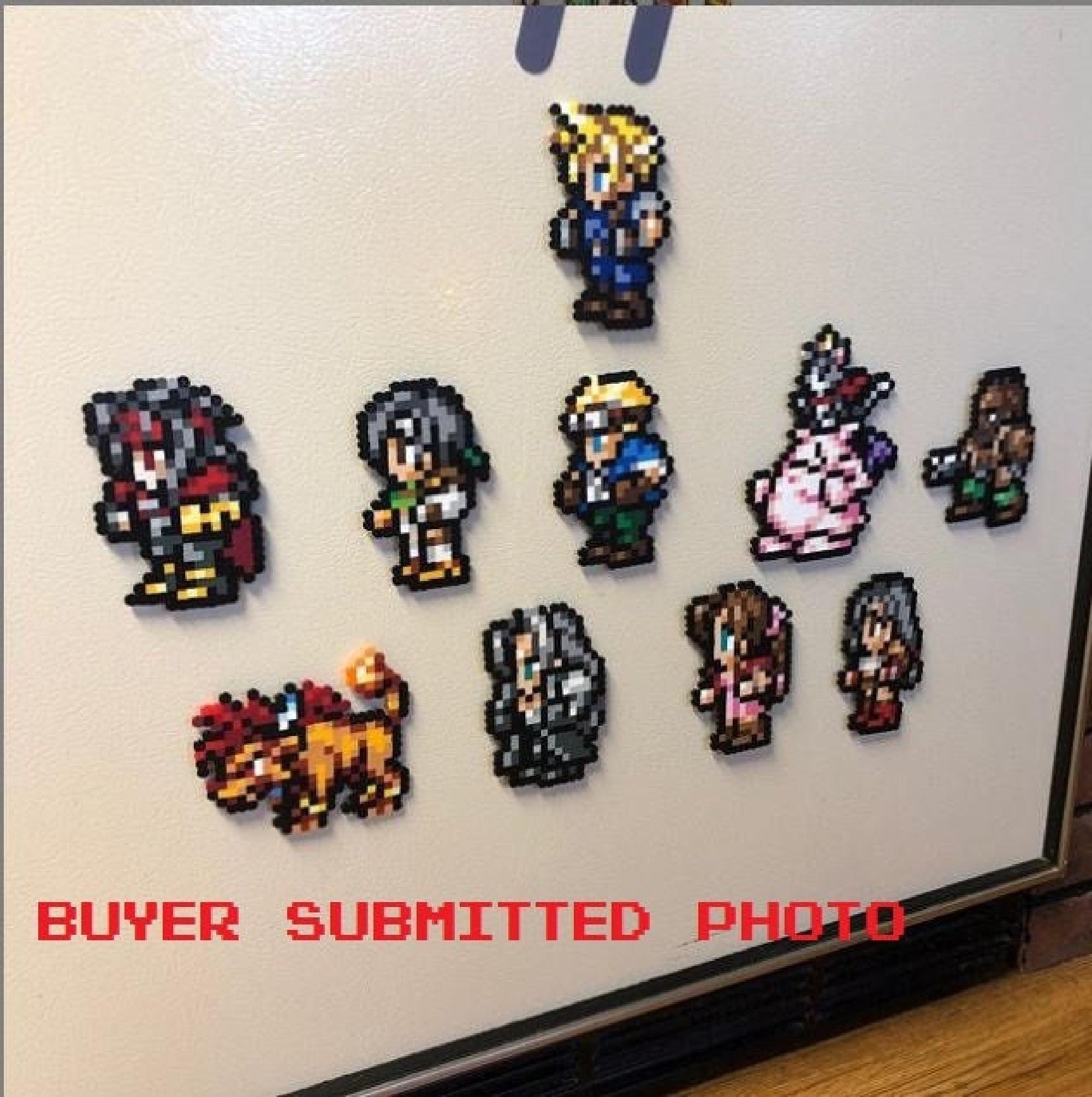 Final Fantasy 7 Perler Bead Magnets: FF7 Pixel Art - Etsy