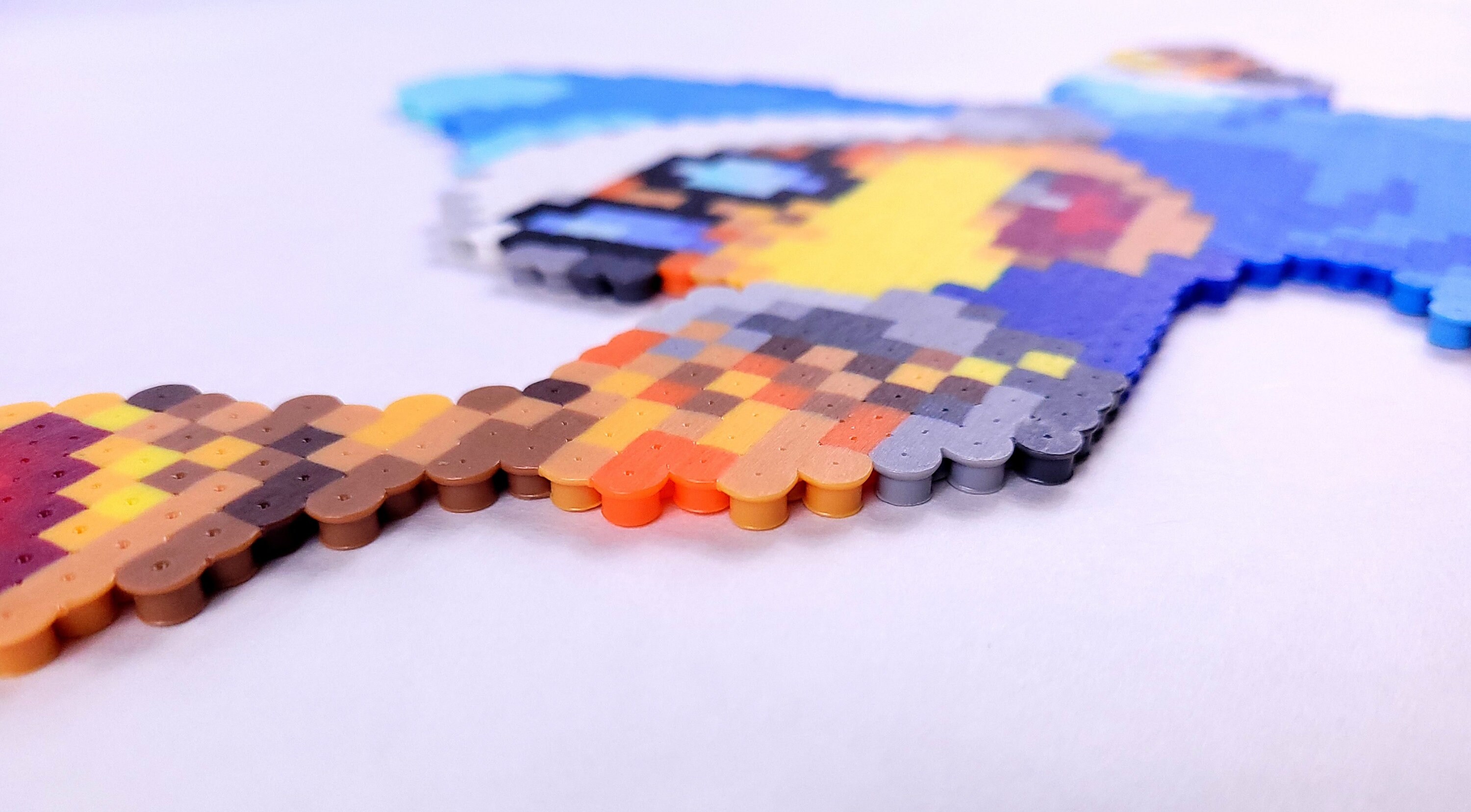 Kamek Perler: Super Mario Bros Pixel Art - Geeky Game Room Decor - Etsy UK