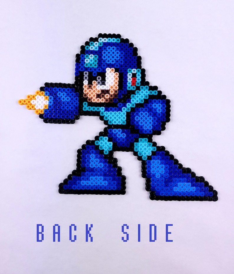Mega Man Perler Beads Megaman Perler Nintendo Nes Pixel - Etsy