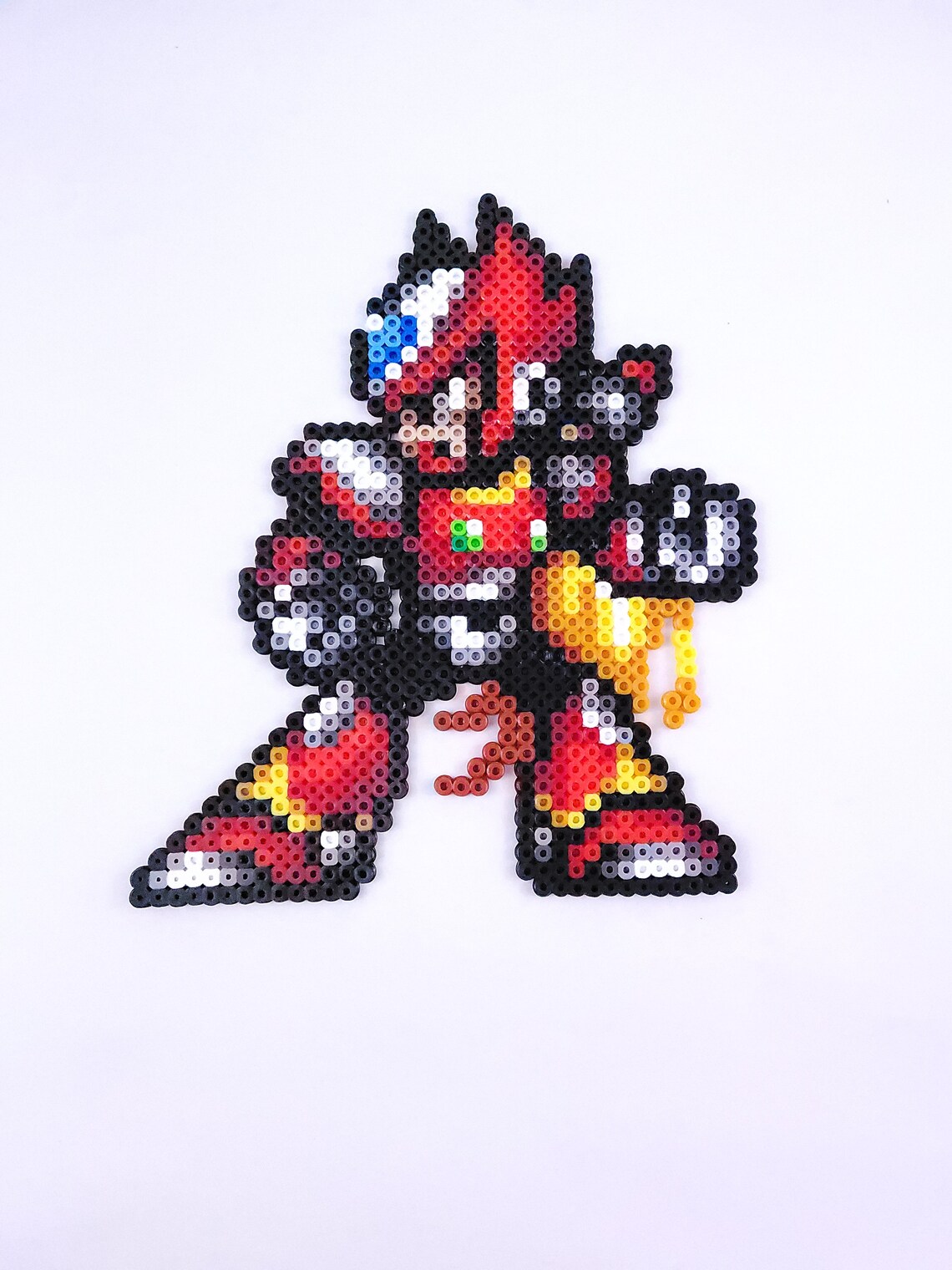 Perler Beads Zero Mega Man Pixel Art Mega Man X - Etsy