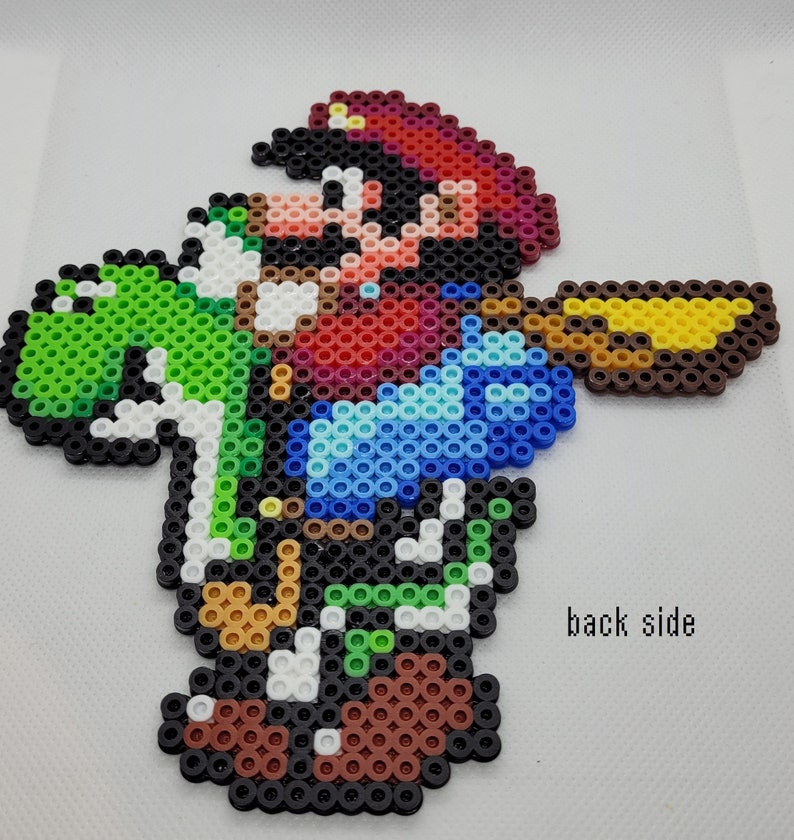 Yoshi Mario Perler Beads Super Mario World Retro Gaming - Etsy