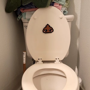 Poop Emoji, Kawaii Poo, Perler Beads, Pixel Art, Shit, Crap, Stocking ...