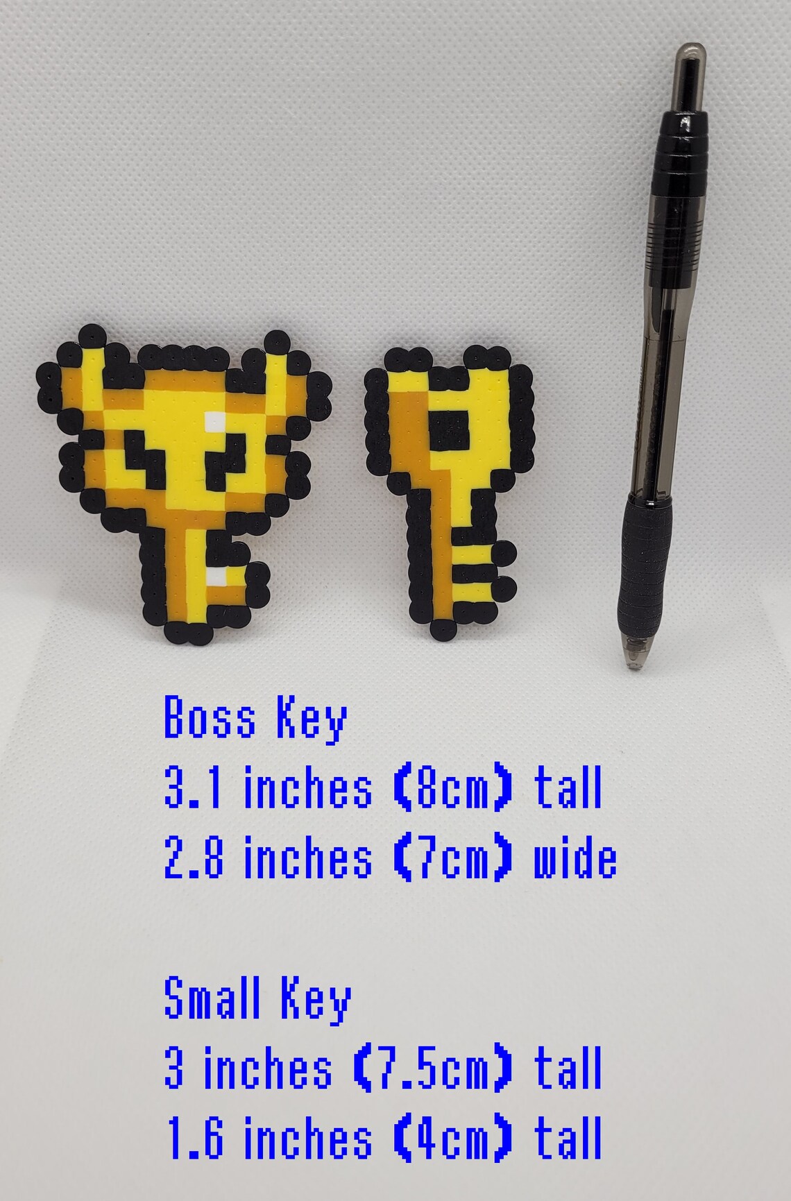 Legend of Zelda Boss Key Keychain Perler Bead Magnet Link to - Etsy