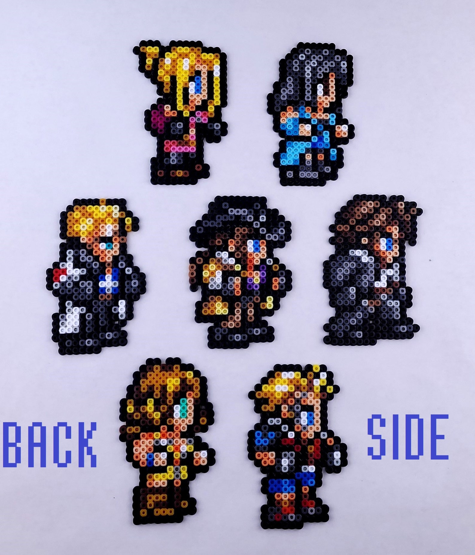 Final Fantasy 8 Perler Bead Sprite: FF8 Pixel Art Fridge Magnet - Etsy