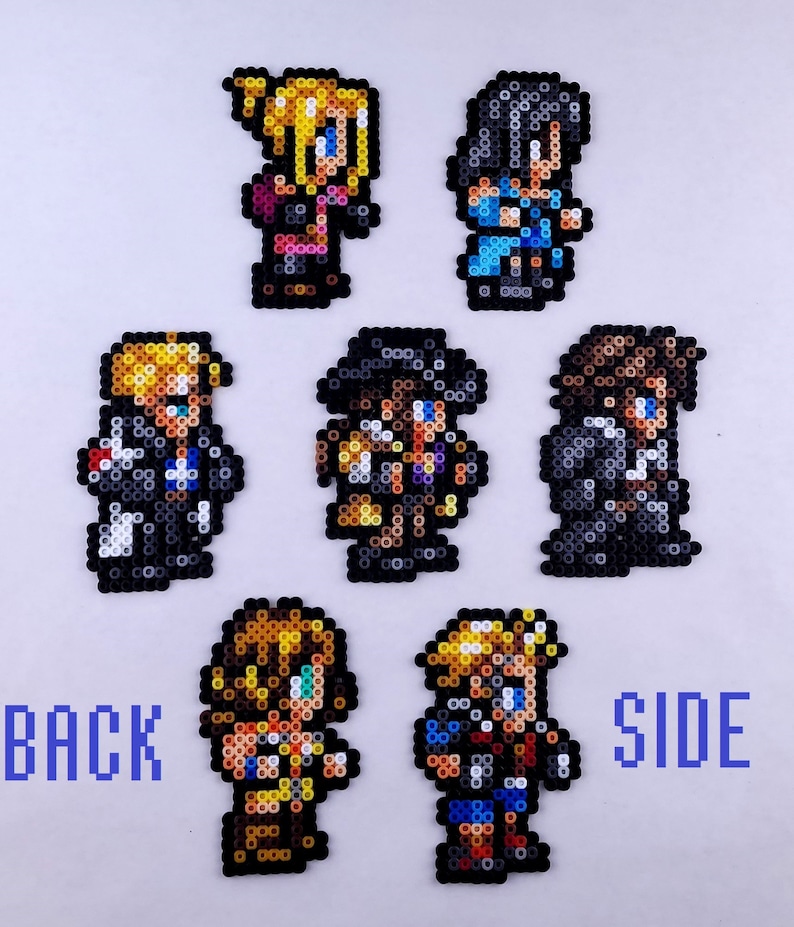 Final Fantasy 8 Perler Bead Art Squall Fridge Magnets FF8 - Etsy