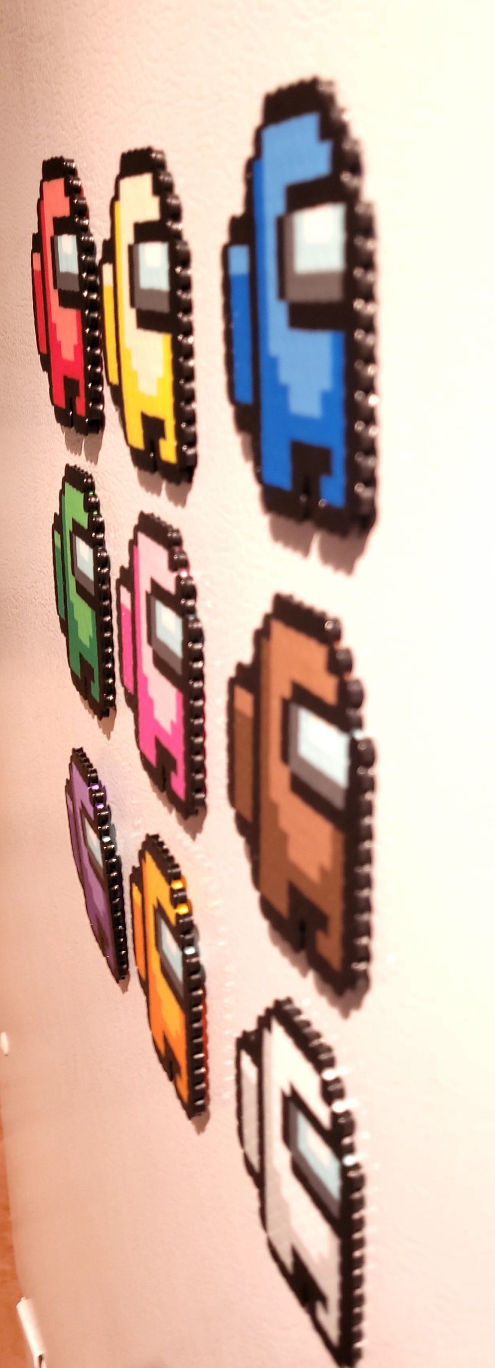 Among Us Perler Bead Art Video Game Beads Sus Crewmate - Etsy