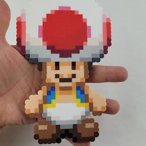 Toad Pixel Art, Perler Beads Toad - Etsy