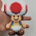 Toad Pixel Art Perler Beads Toad - Etsy