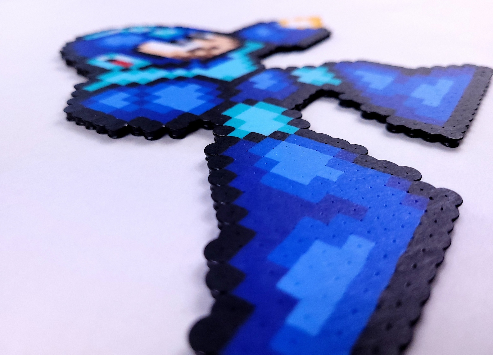 Mega Man Perler Bead Sprite: Pixel Art Nintendo Decor - Etsy