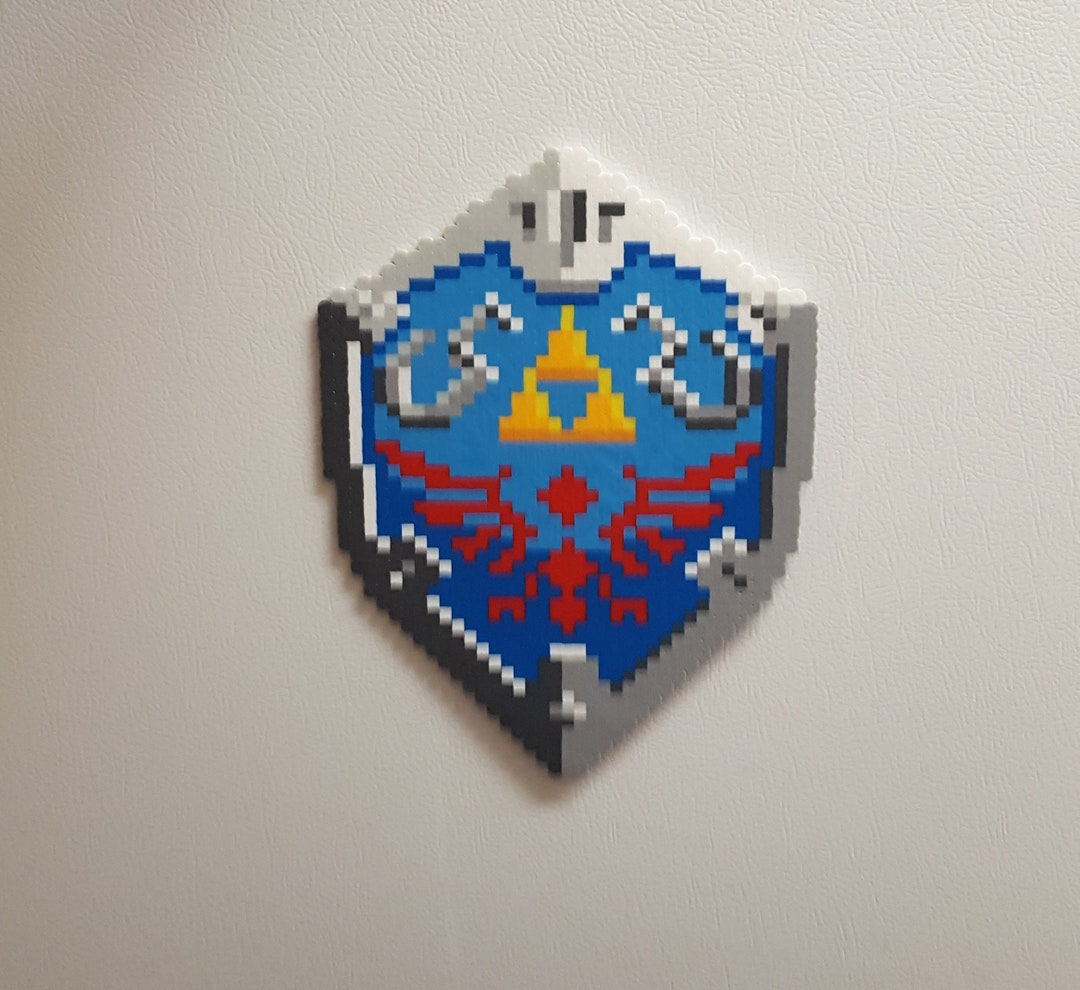 Hylian Shield, Zelda, Legend of Zelda, Link, Perler Beads, Nintendo ...