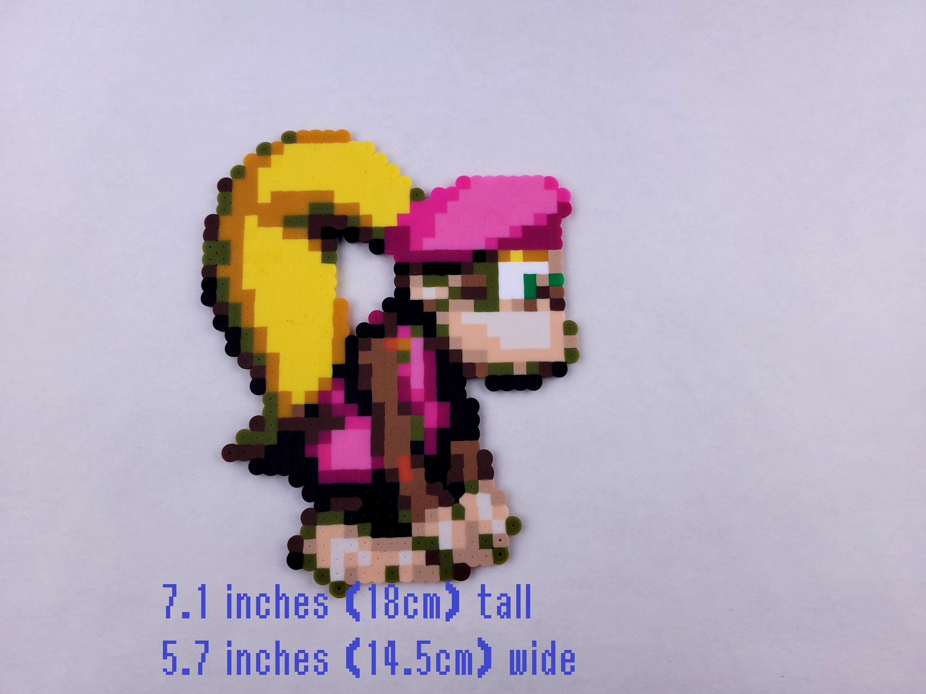 Donkey Kong Country Perler Bead Art: 8-bit Pixel Decor - Etsy