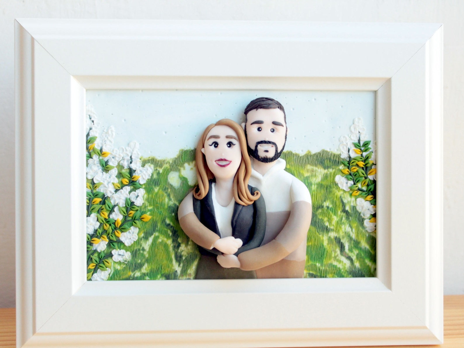 Custom Couple Portrait Personalized Couple Gift Gift for - Etsy