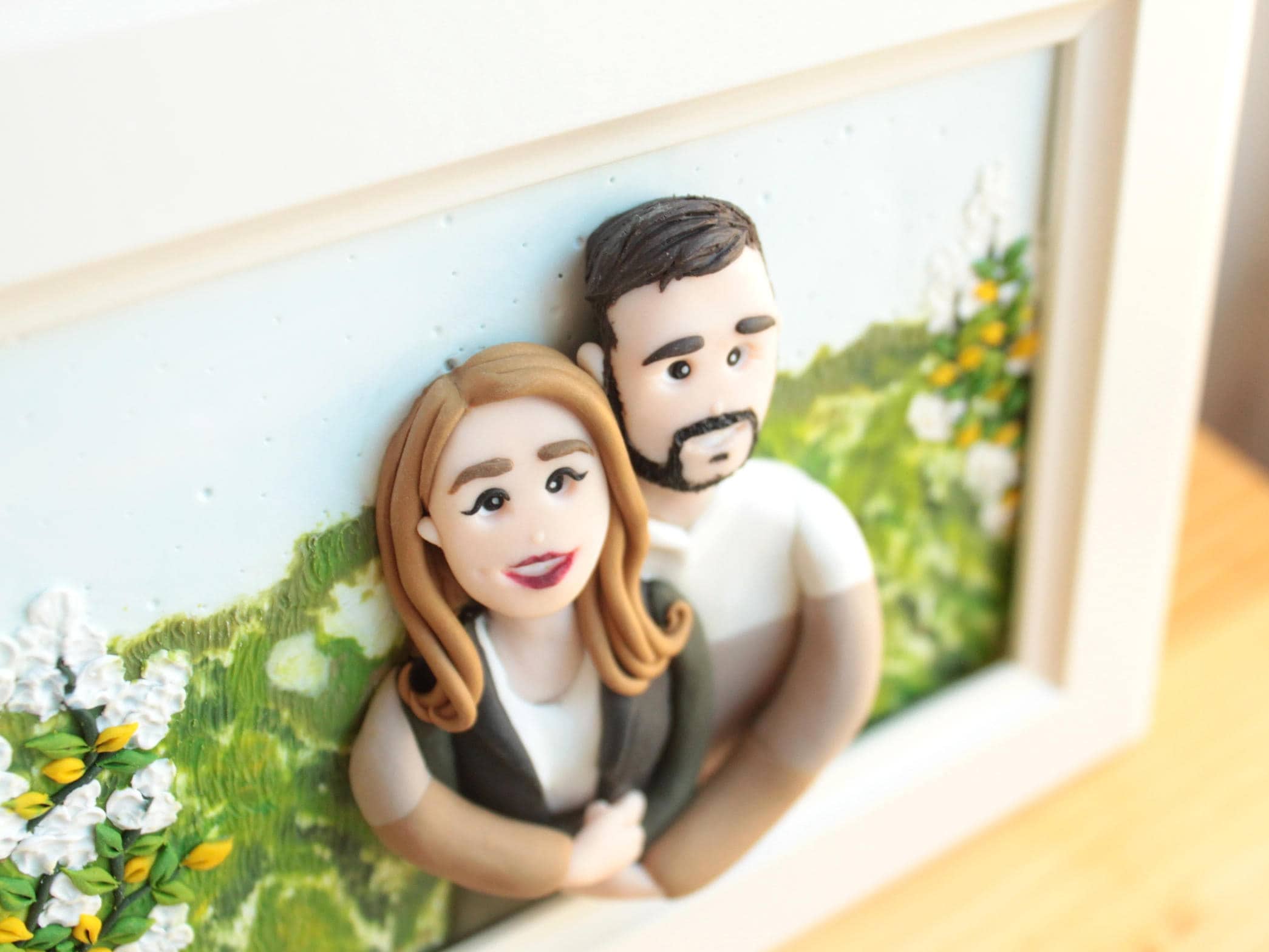Custom Couple Portrait Personalized Couple Gift Gift for - Etsy