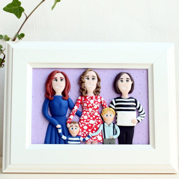 Family Illustration - Etsy