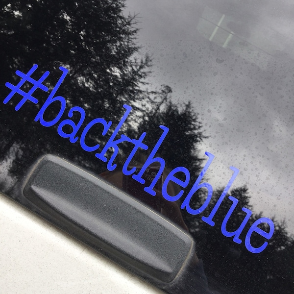 Back the Blue - Etsy