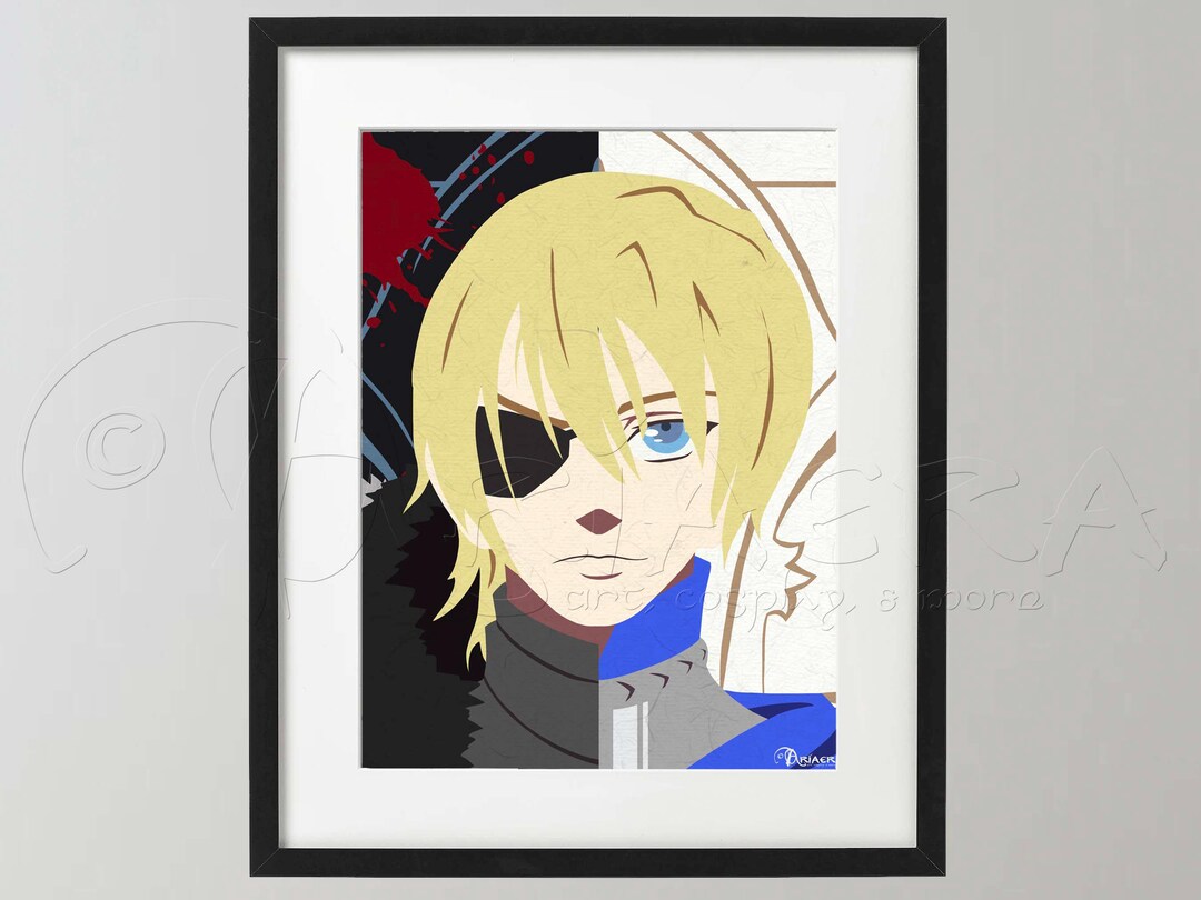 Dimitri Past and Present "fire Emblem Three Houses" Inspired Art Print ...