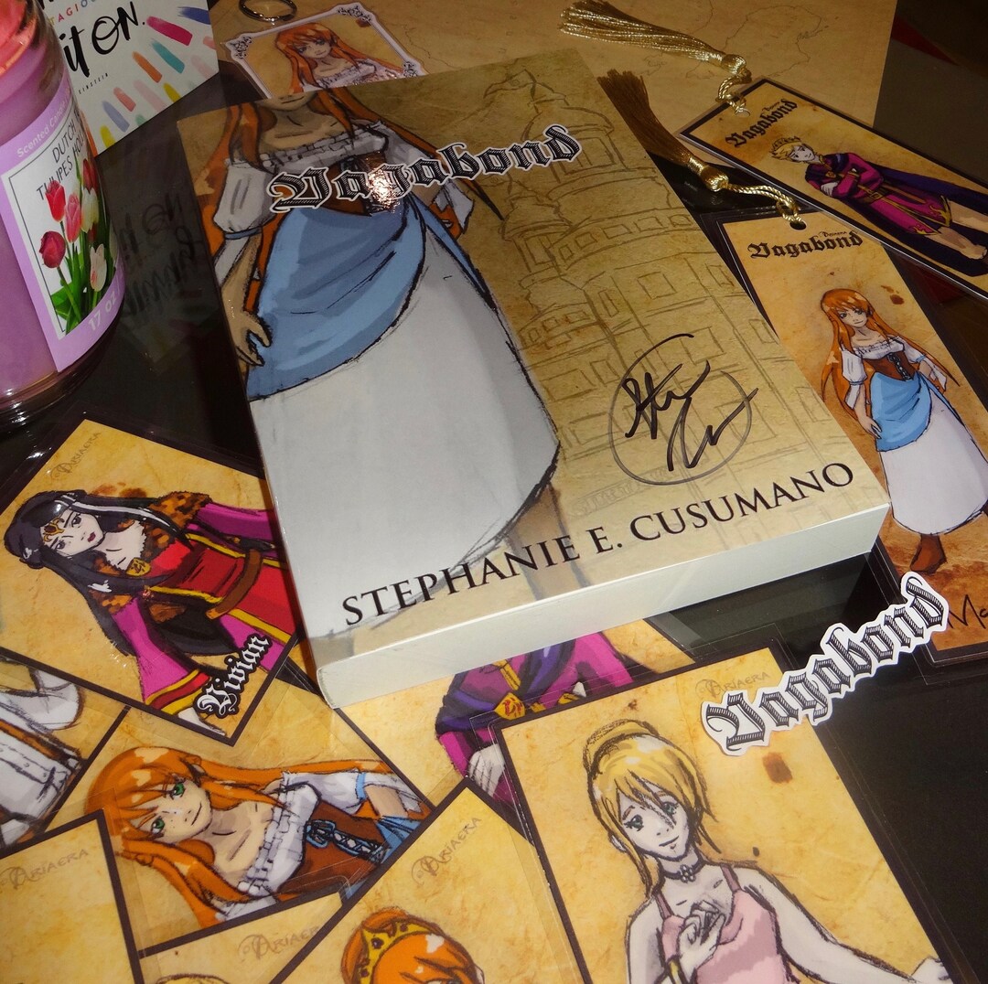 Vagabond Signed Book Plus Homemade Goods (bookmarks, Keychains ...