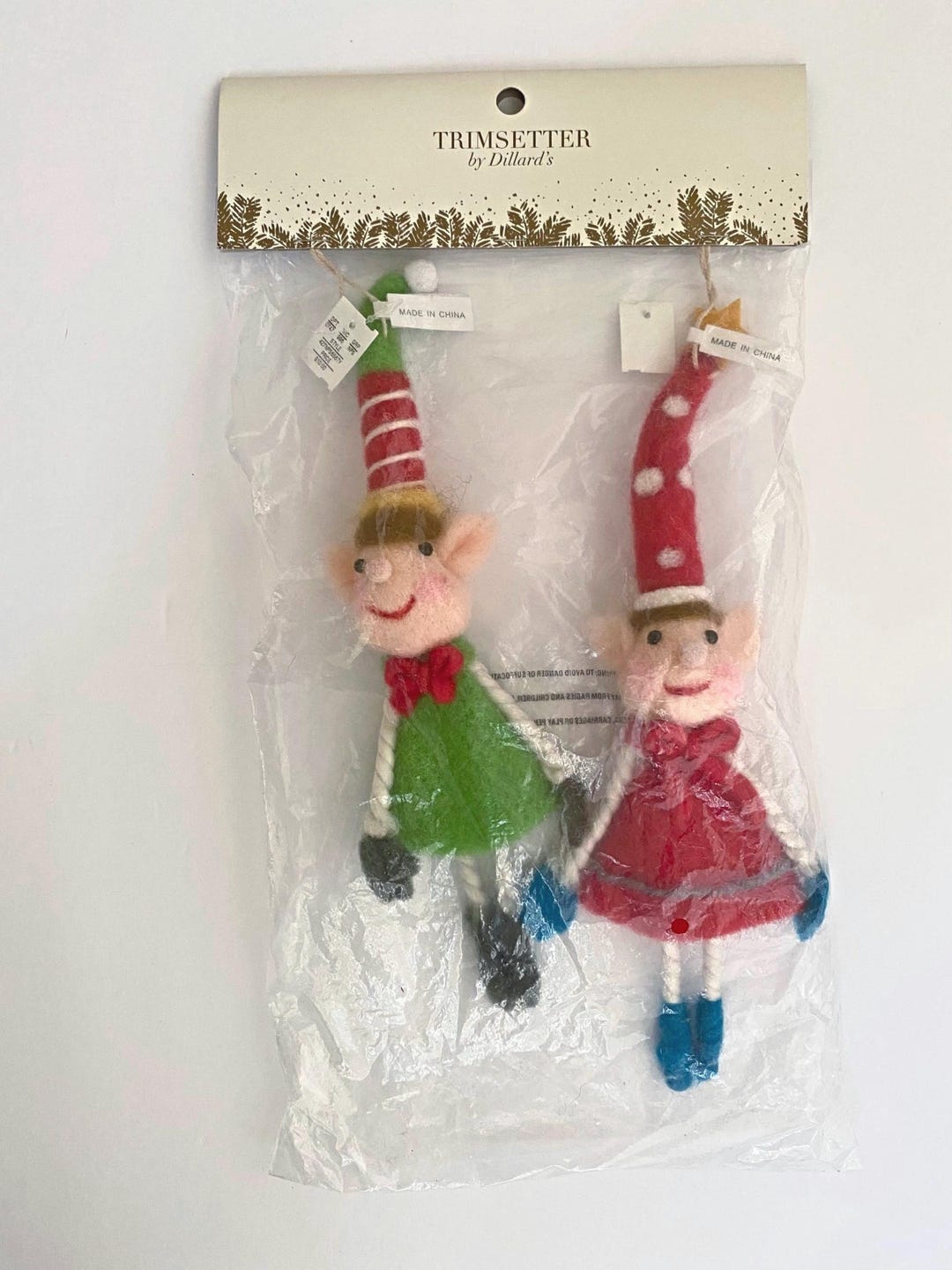 Elf Christmas Ornaments Trimsetter Dillards - Etsy