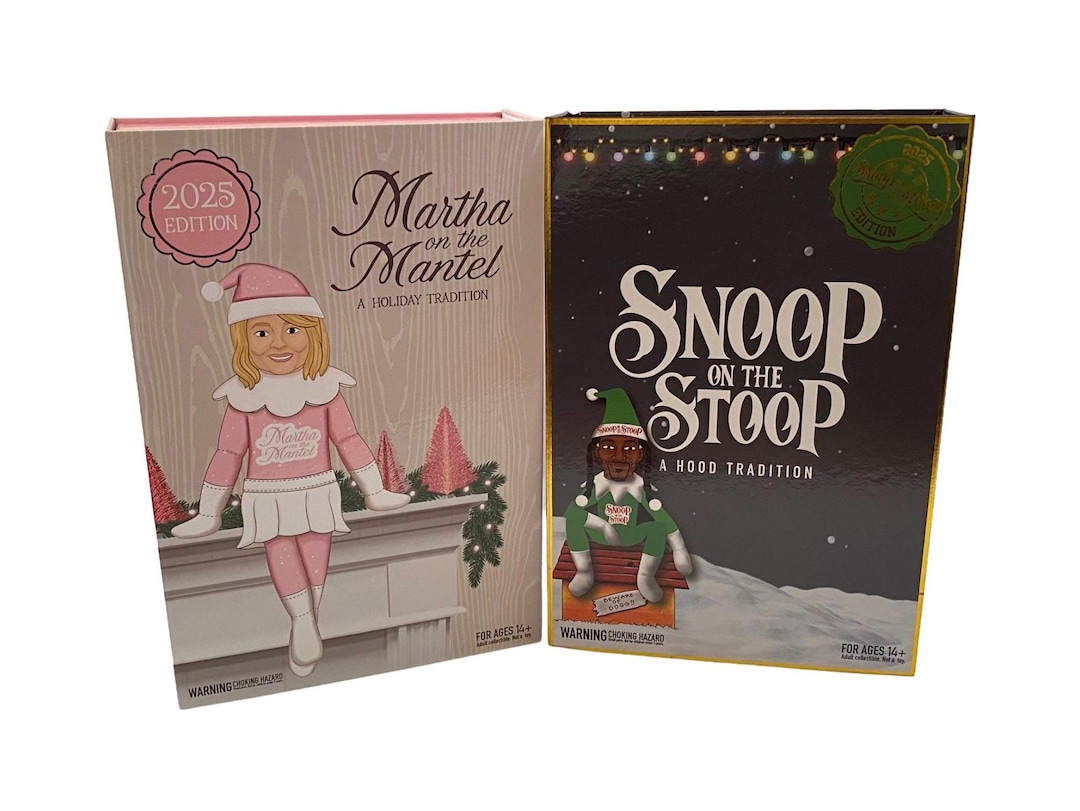 Martha on Mantel and Snoop on Stoop Christmas Elf - Etsy