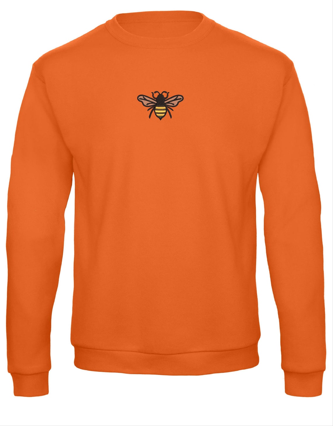 Bee Embroidered Unisex Sweater - Etsy UK