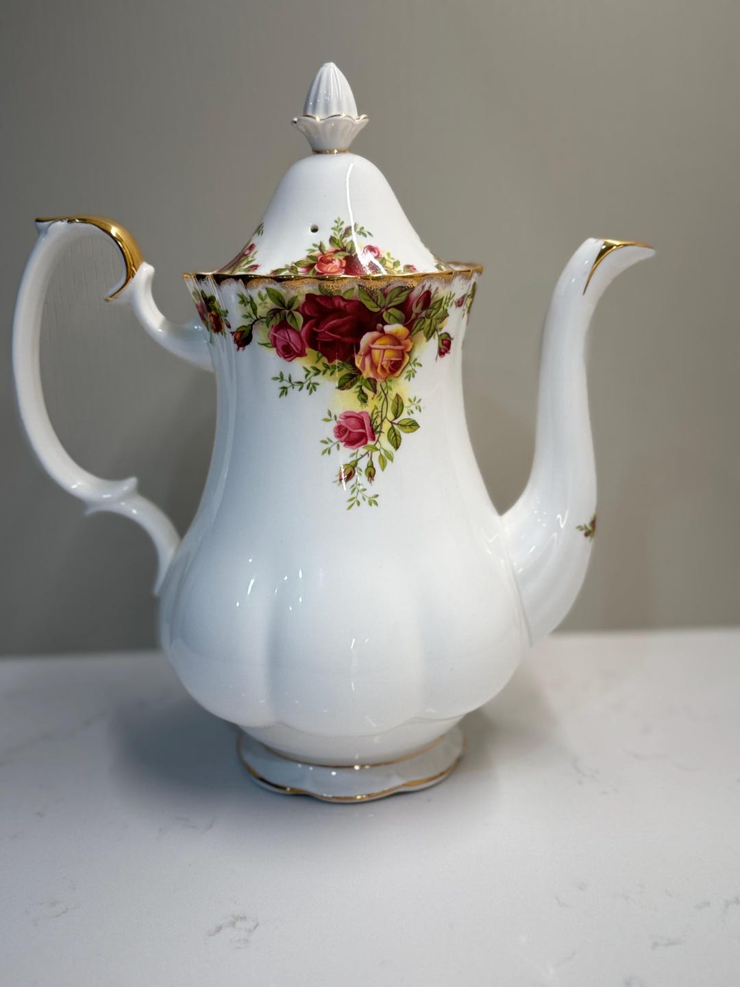 Royal Albert Old Country Roses Coffee Pot - Etsy