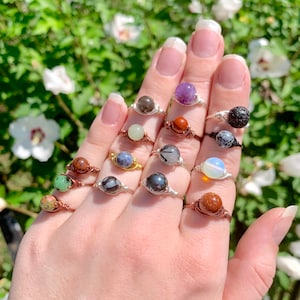 Pink Seashell Ring, Natural Beach Shell Ring, Boho Ring, Beachy Ring ...