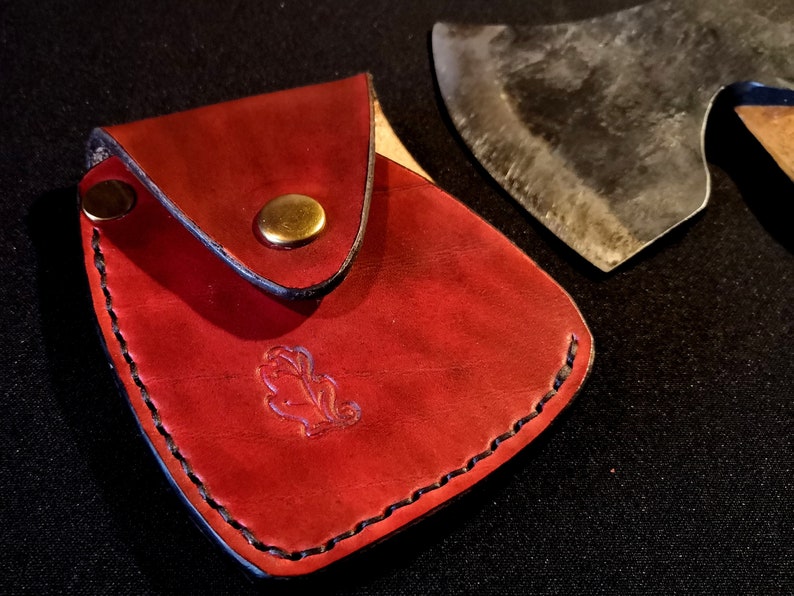 Leather Axe Sheath Custom made from British leather | Etsy