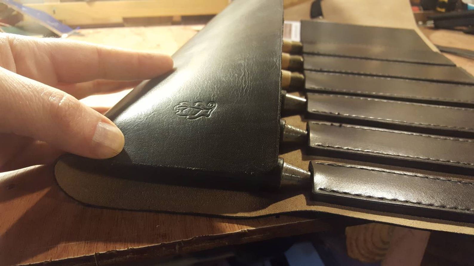 Leather Chisel Roll Made to Fit up to 6 Chisels Plus Extra - Etsy UK