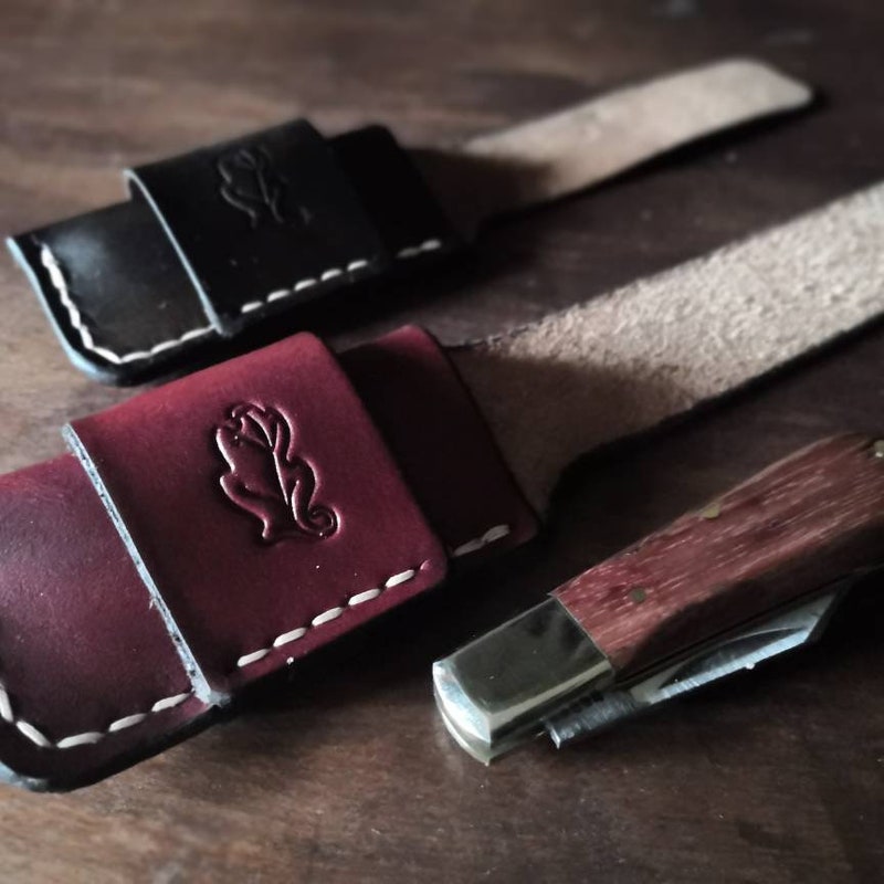 Leather Knife Pouch - Etsy