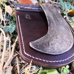 Billhook Sheath / Holster - Fold-over Opening - Hand Made in the UK ...