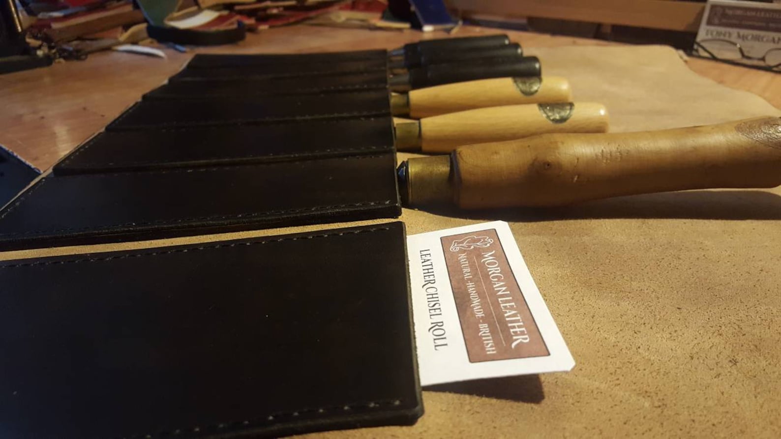 Leather Chisel Roll Made to Fit up to 6 Chisels Plus Extra Pocket - Etsy UK