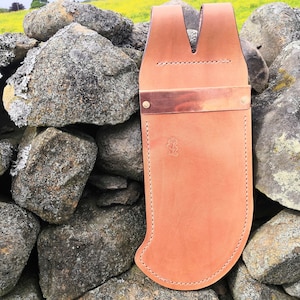 Billhook Sheath / Holster - Copper Opening - Hand Made in the UK Using ...